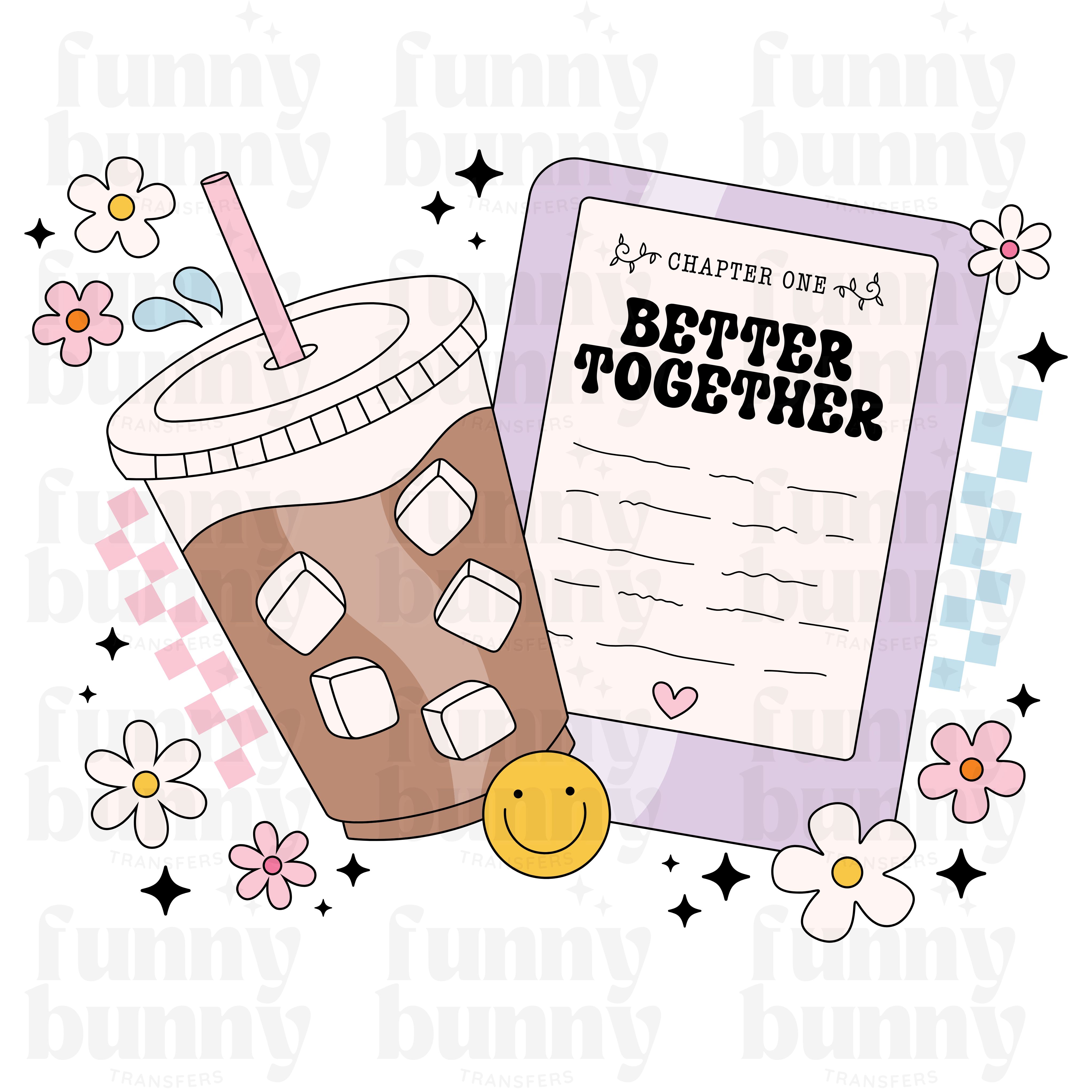 Better Together - Sublimation Transfer – Funny Bunny Transfers