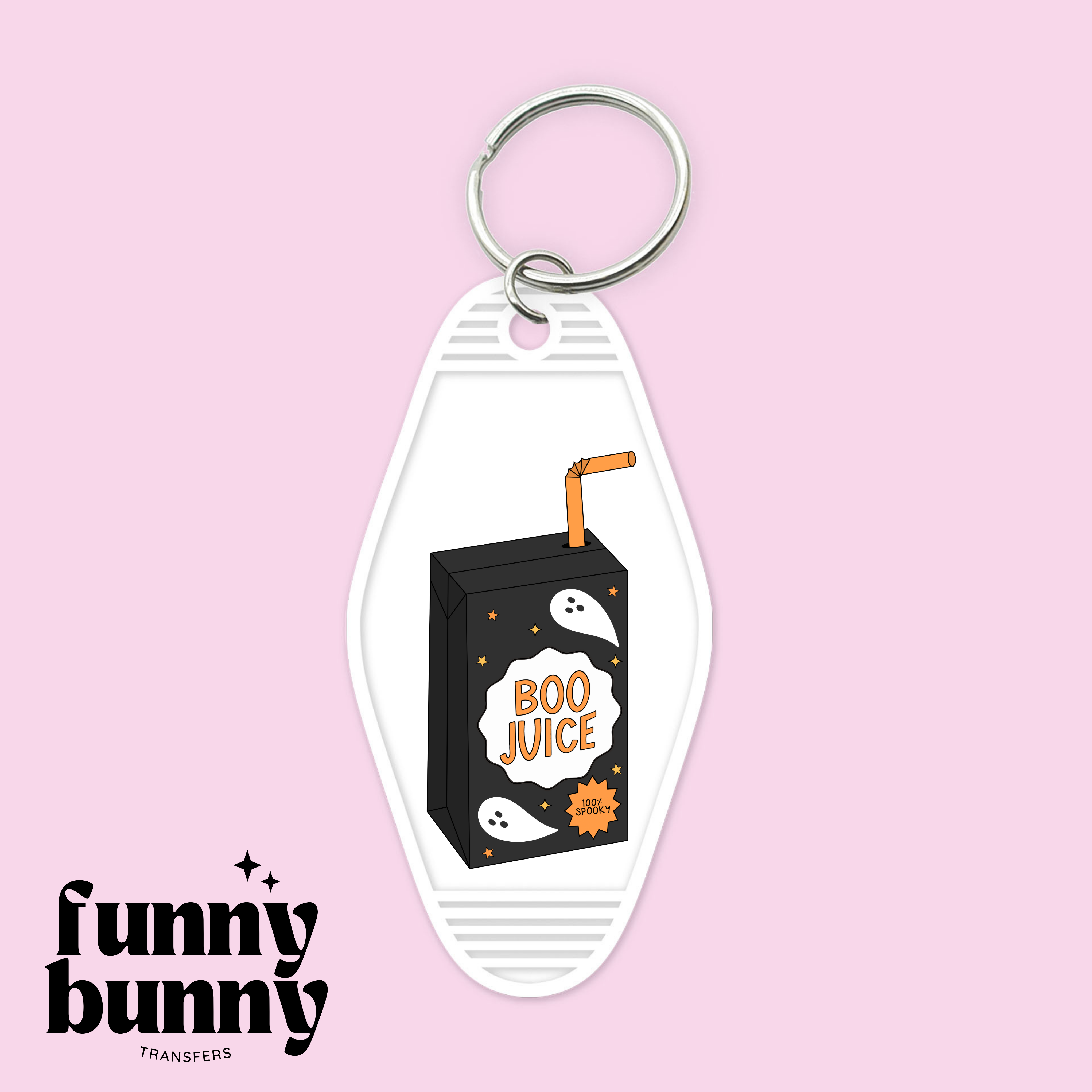 Boo Juice - Motel Keychain – Funny Bunny Transfers
