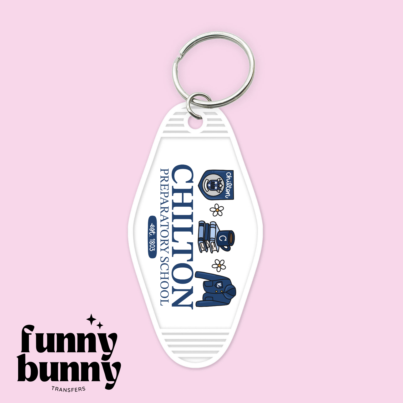 Chilton Prep School - Motel Keychain – Funny Bunny Transfers