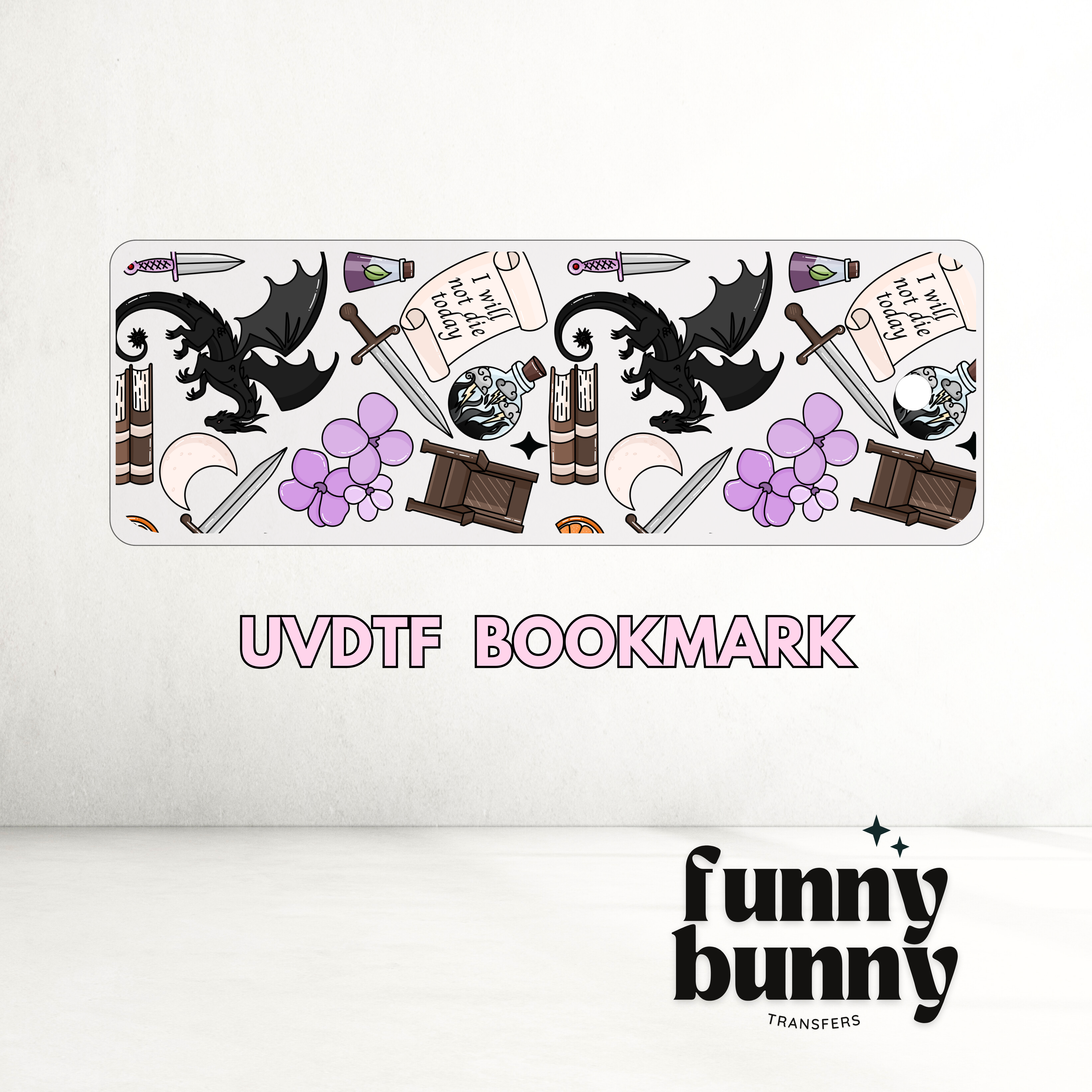 Choose Violence - UVDTF Bookmark Decal – Funny Bunny Transfers