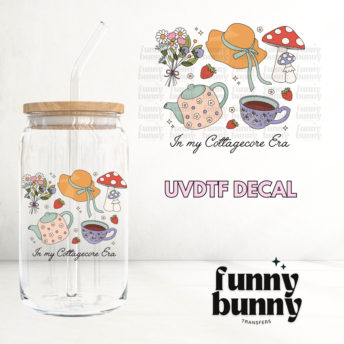 Cottagecore Era - UVDTF Decal – Funny Bunny Transfers