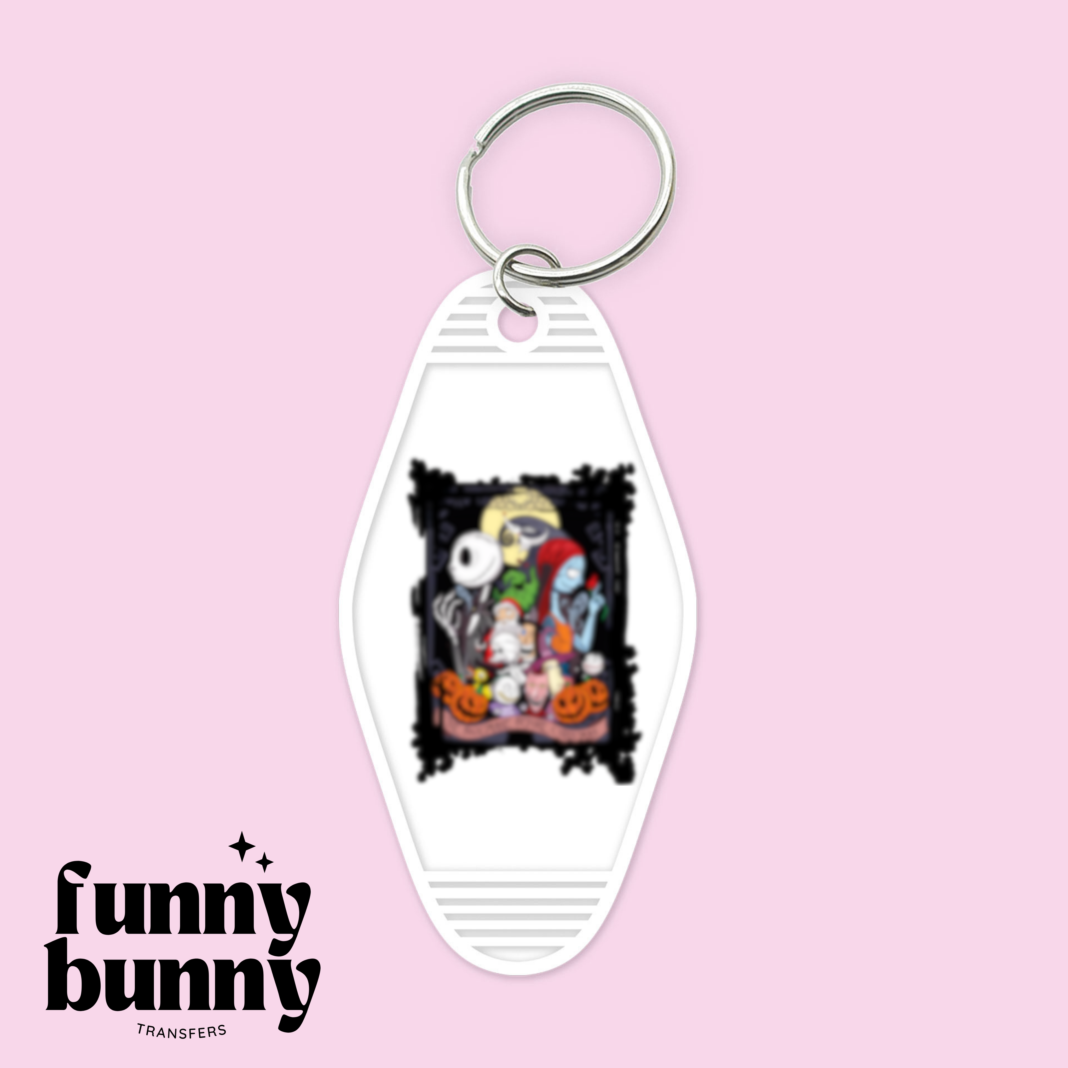 Dark Nightmare - Motel Keychain – Funny Bunny Transfers