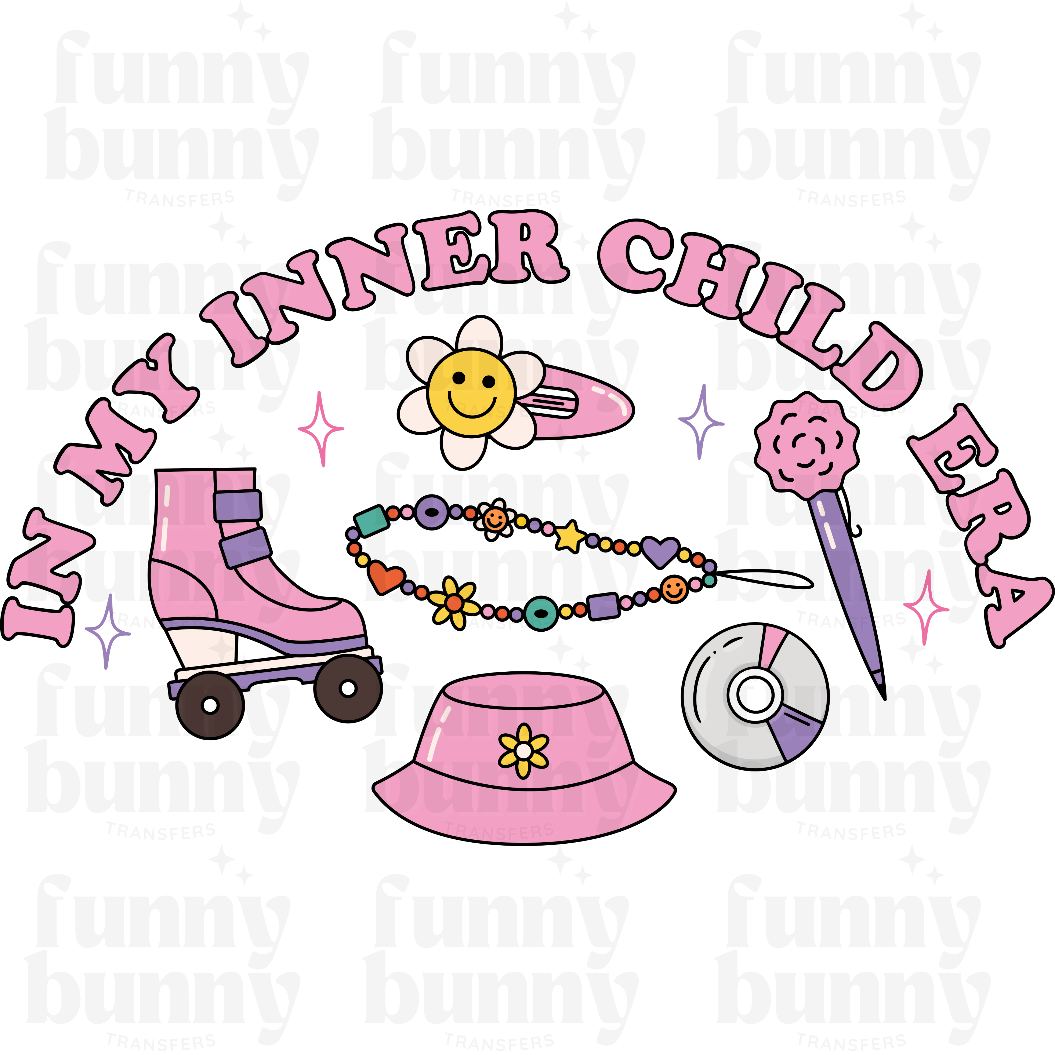 In My Inner Child Era - Sublimation Transfer – Funny Bunny Transfers