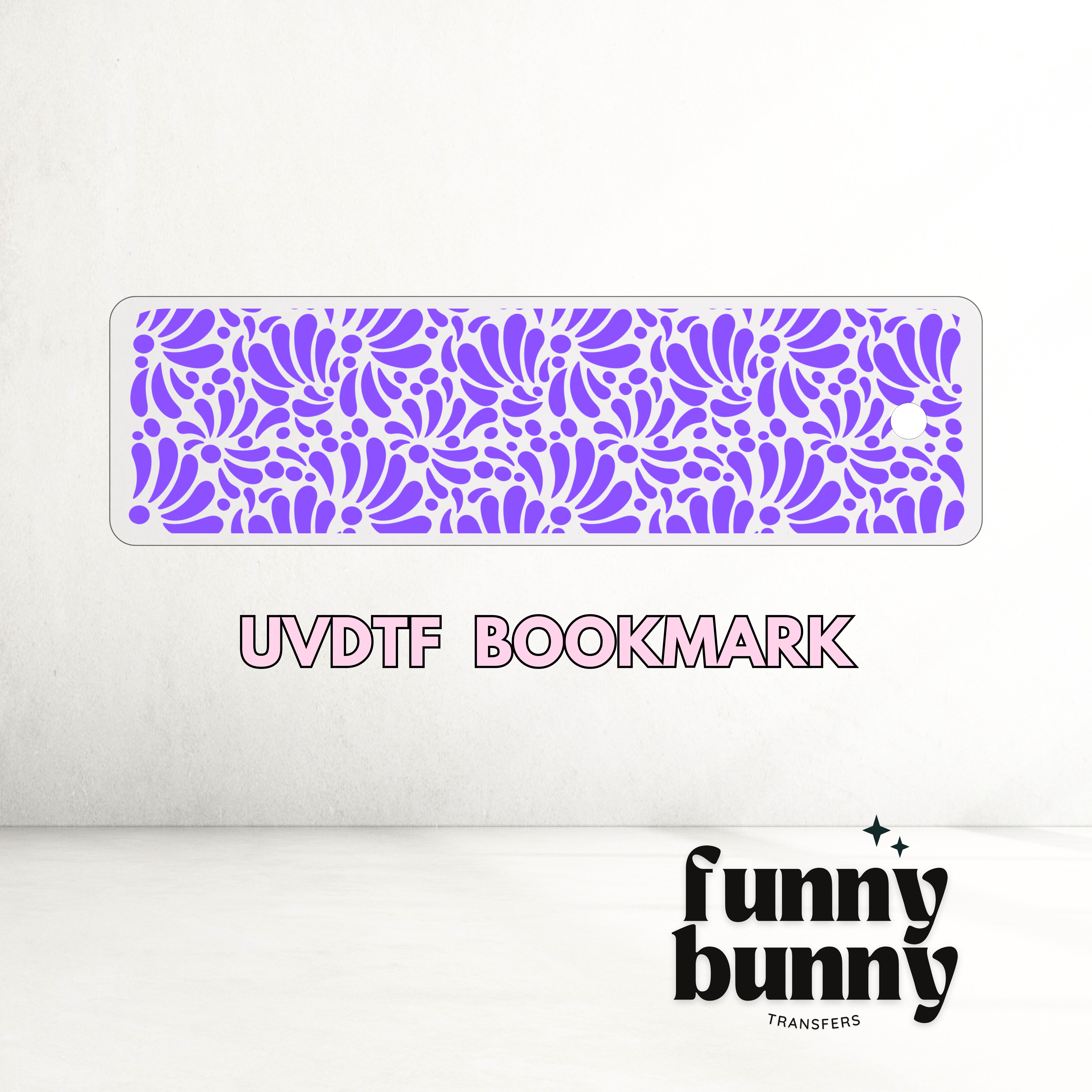 Talavera Orchid - UVDTF Bookmark Decal – Funny Bunny Transfers